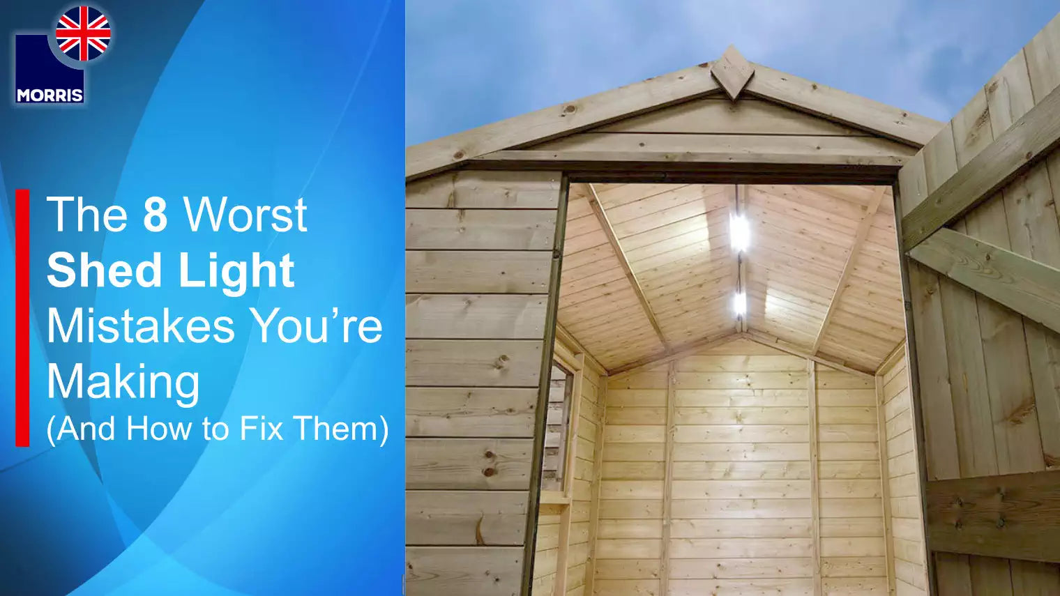 The 8 Worst Shed Lighting Mistakes You’re Making. How to Fix Them ...
