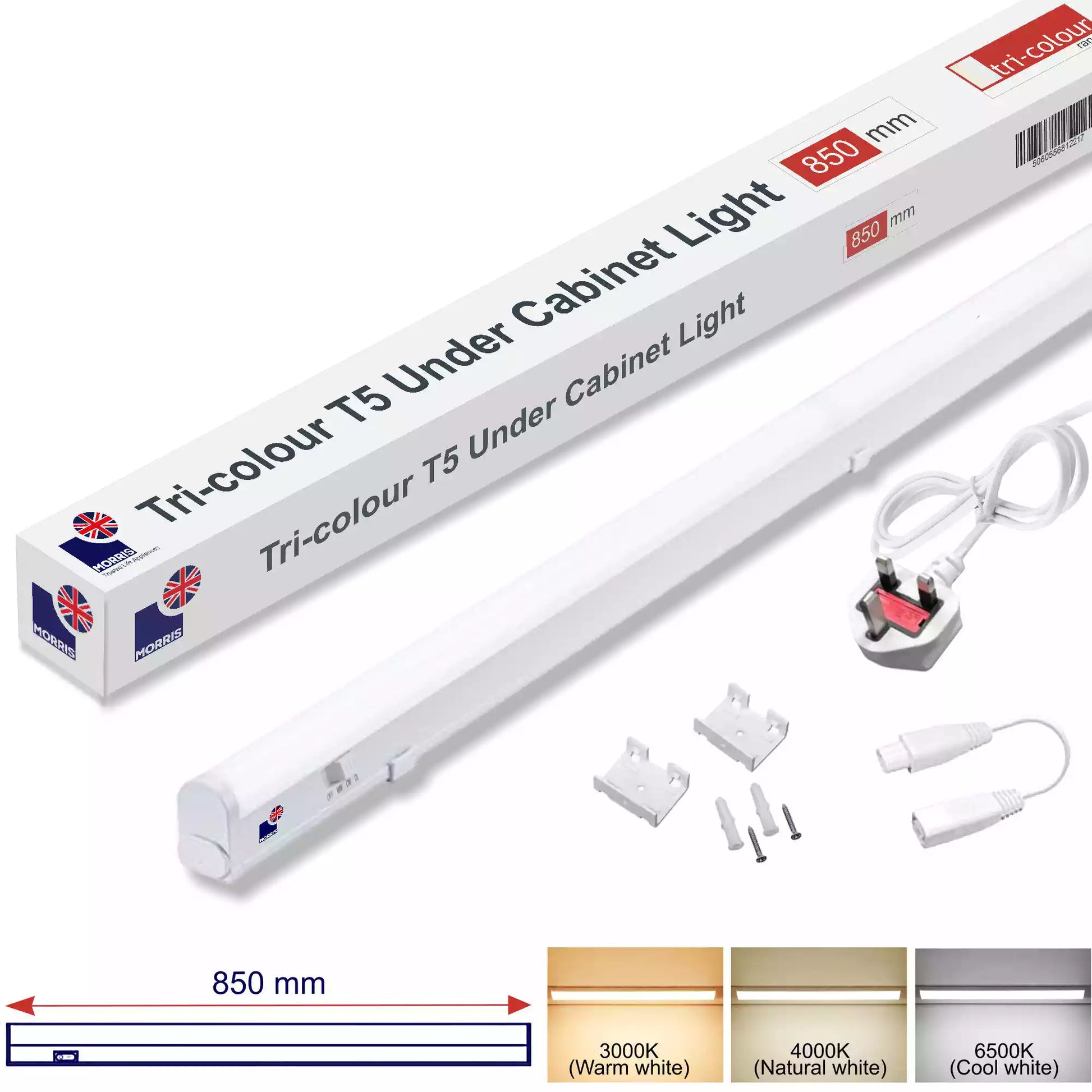 Morris LED Cabinet Lights 850mm | MorrisDirect.co.uk – Morris Direct